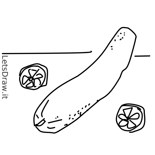 How to draw cucumber / rjttr1da4.png / LetsDrawIt