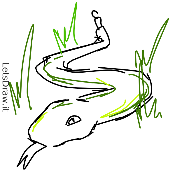 How to draw snake / rnxbk3cad.png / LetsDrawIt