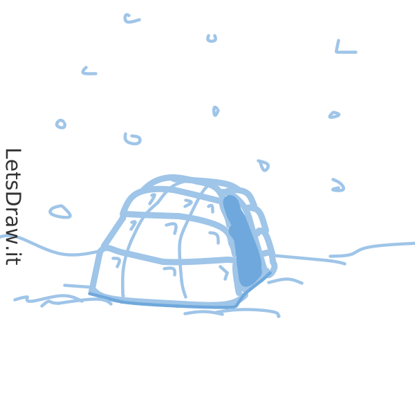How to draw igloo / roinfr5hc.png / LetsDrawIt