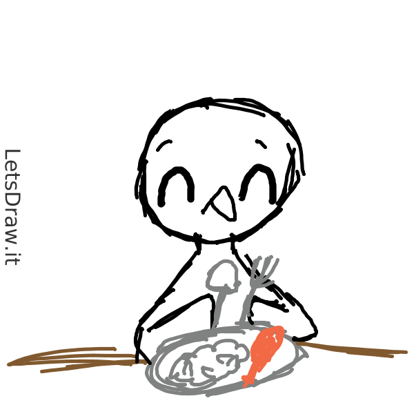 How to draw lunch / rqdygramx.png / LetsDrawIt