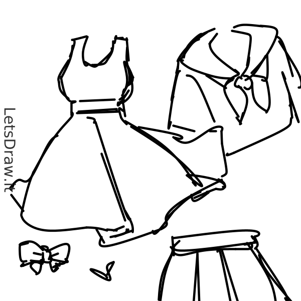 ropa dibujo / LetsDrawIt