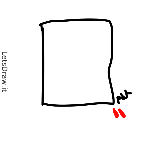 How to draw Paper sheet / rriec5m9r.png / LetsDrawIt