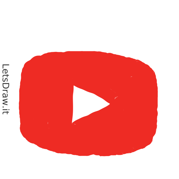 How to draw Youtube / rs96oqabg.png / LetsDrawIt