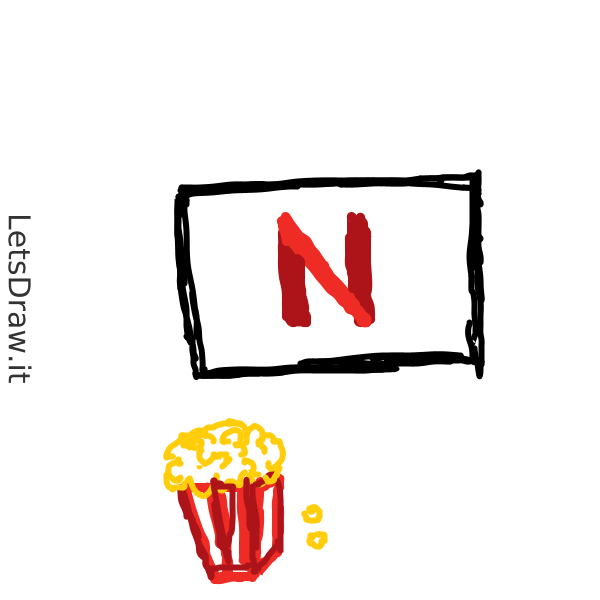 How to draw netflix / rw7gtg19o.png / LetsDrawIt