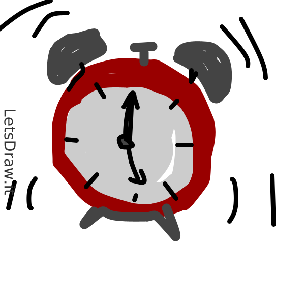 How to draw alarm clock / rx8egt6cy.png / LetsDrawIt