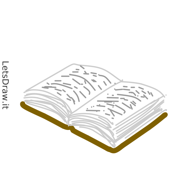 How to draw book / ryqkgmyu6.png / LetsDrawIt