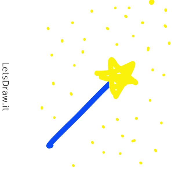 How to draw magic wand / rzc5j7n3y.png / LetsDrawIt