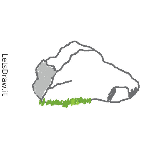 How to draw rock / rzesxo7su.png / LetsDrawIt