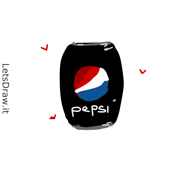 How to draw Pepsi / s1w48ziup.png / LetsDrawIt