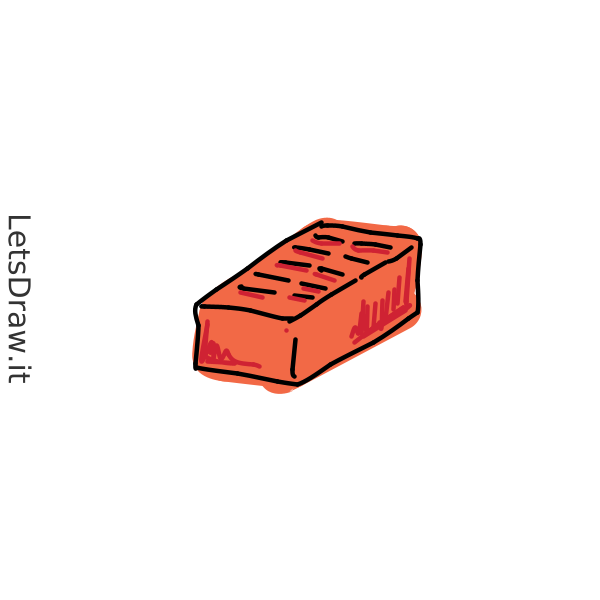 Como dibujar ladrillo / Aprende a dibujar de otros artistas de Letsdraw.it
