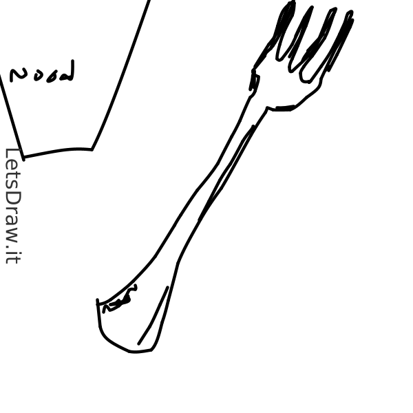 How to draw fork / s6haaaou.png / LetsDrawIt