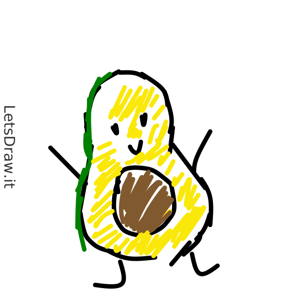 How to draw avocado / s6kmp7d5.png / LetsDrawIt