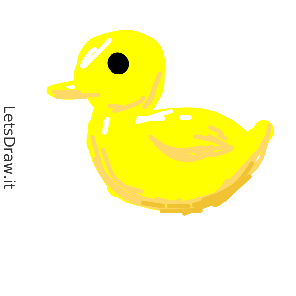 How to draw rubber duck / s7m6facj1.png / LetsDrawIt