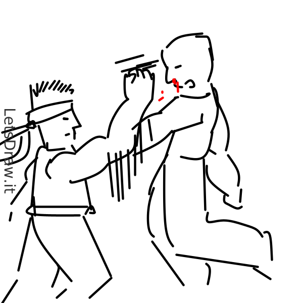 How to draw fight / s8mcfe4p1.png / LetsDrawIt
