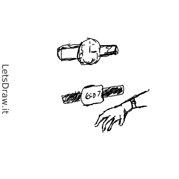 How to draw watch / s8whd1kkf.png / LetsDrawIt