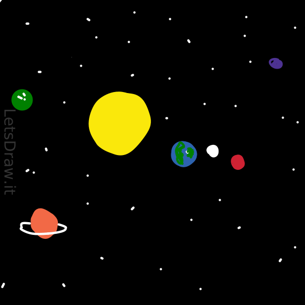 How to draw planet / s9ujdctck.png / LetsDrawIt