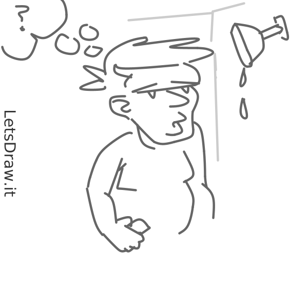 How to draw shower / sa48ggcbm.png / LetsDrawIt