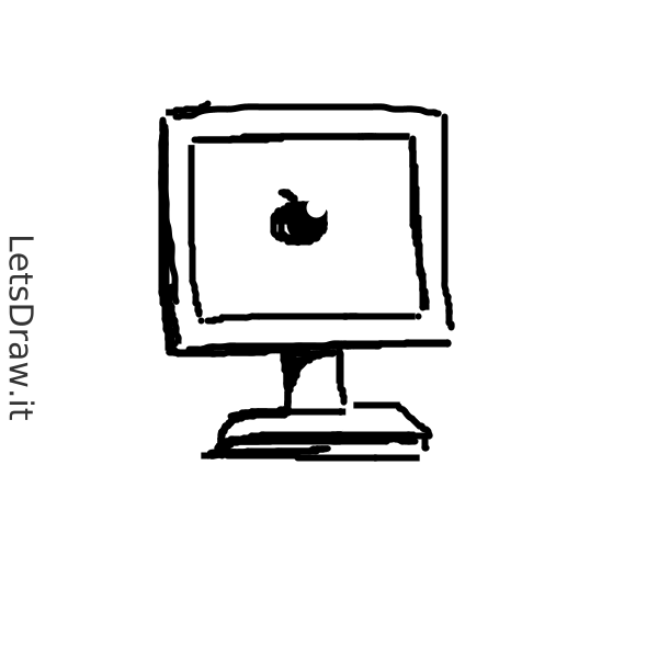 How to draw monitor / sakbqrfxu.png / LetsDrawIt