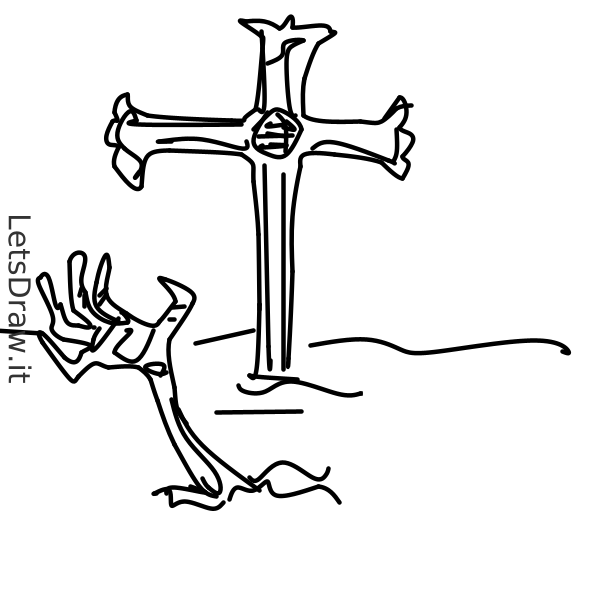 How to draw tombstone / sawqpd17f.png / LetsDrawIt