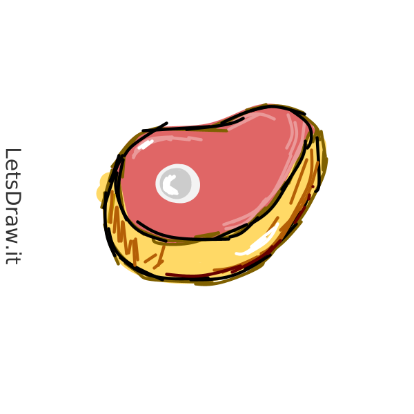 How to draw steak / sbbc89zui.png / LetsDrawIt