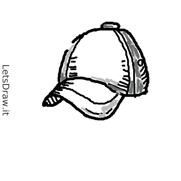 How to draw baseball cap / sbc5tdrmn.png / LetsDrawIt