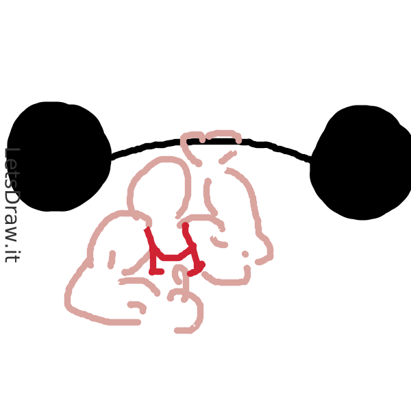 How to draw Bodybuilding / scnyx3fbx.png / LetsDrawIt