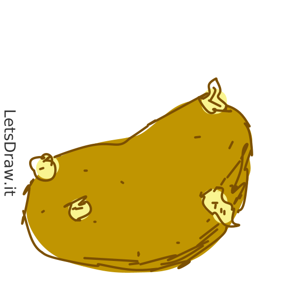 How to draw potato / scswe3j78.png / LetsDrawIt
