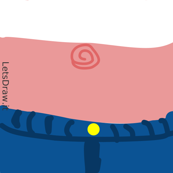 How to draw bellybutton / sea1egsws.png / LetsDrawIt