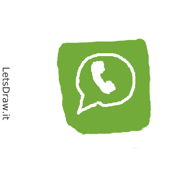 How to draw WhatsApp / seszoszt1.png / LetsDrawIt
