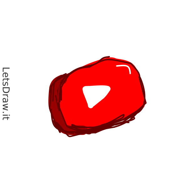 How to draw Youtube / sftgnu5sf.png / LetsDrawIt