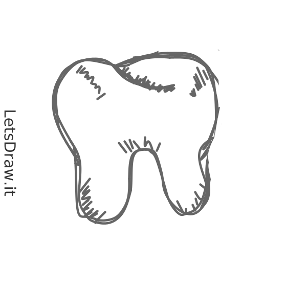 How to draw teeth / si8or7gd.png / LetsDrawIt