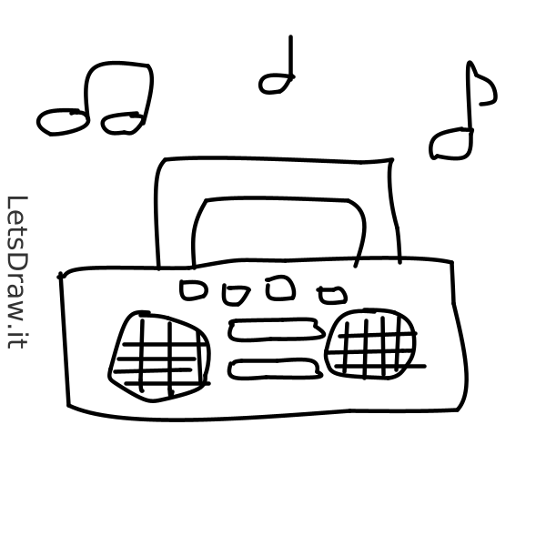 How to draw radio / sj7f8da9.png / LetsDrawIt