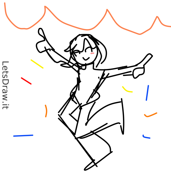 How to draw celebration / skk6pya51.png / LetsDrawIt