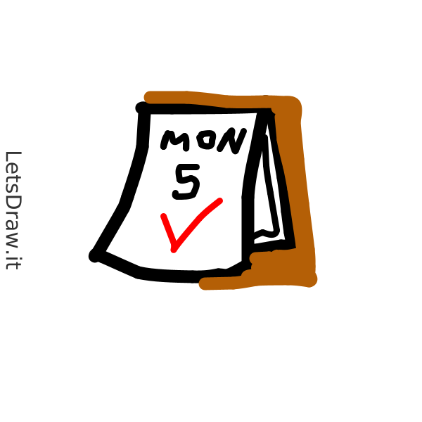 How to draw calendar / sm348fffp.png / LetsDrawIt