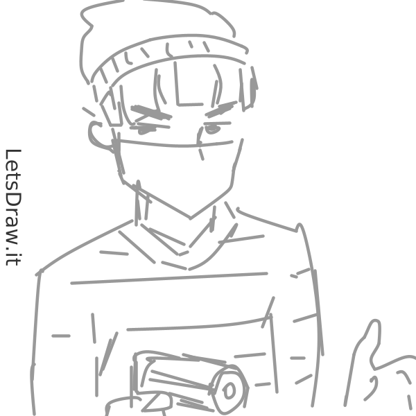 How to draw robber / sncuf7x9d.png / LetsDrawIt