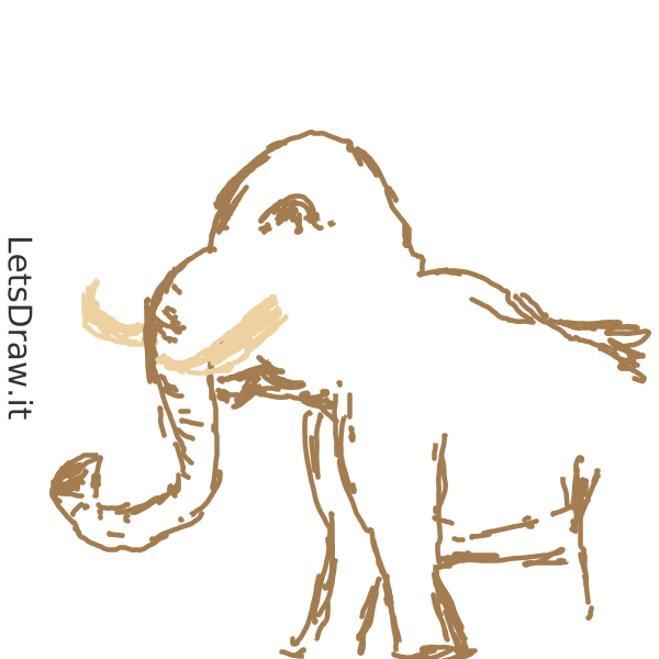 How to draw mammoth / spjmgm1o7.png / LetsDrawIt