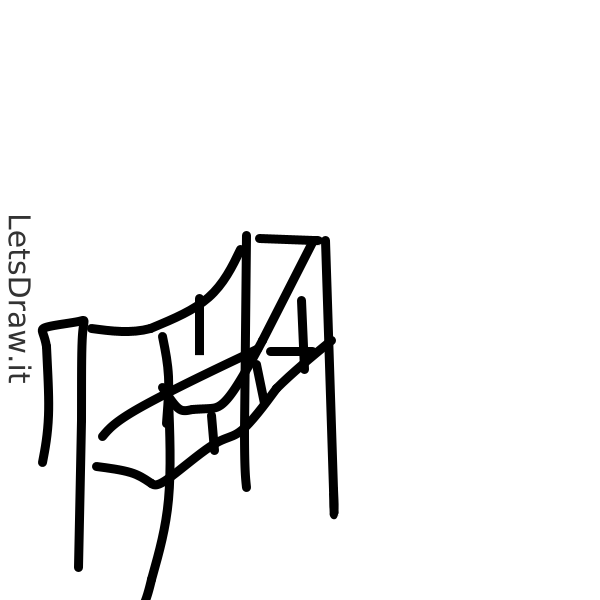 How to draw bridge / sqq4fsjd5.png / LetsDrawIt