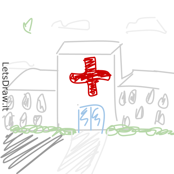 How to draw hospital / sr45gtw9w.png / LetsDrawIt