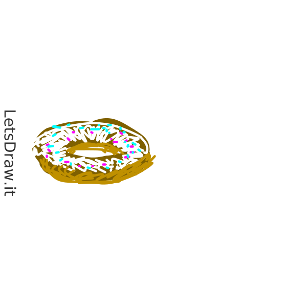 How to draw doughnut / srda8dfis.png / LetsDrawIt