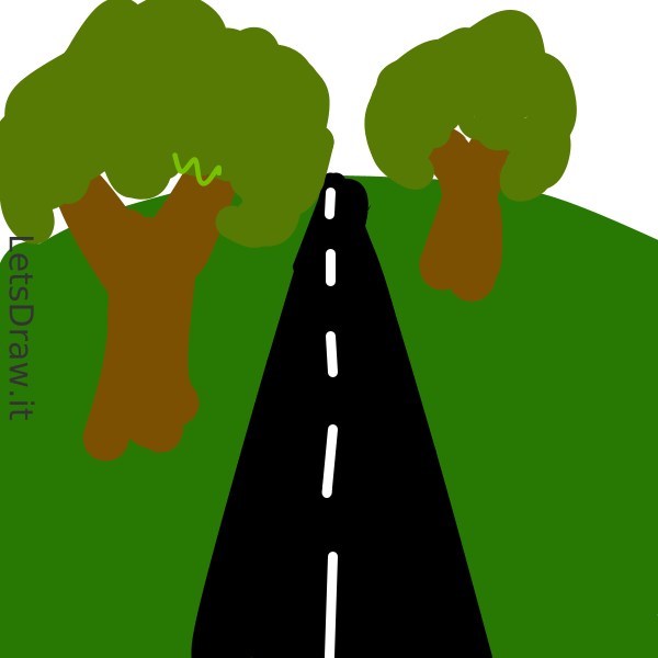 How to draw road / ssn9cyba6.png / LetsDrawIt