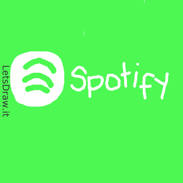 How to draw Spotify / su3stqu6r.png / LetsDrawIt