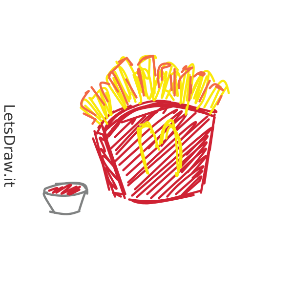 How to draw french fries / suss1rr6.png / LetsDrawIt