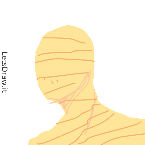 How to draw mummy / suwigq76r.png / LetsDrawIt