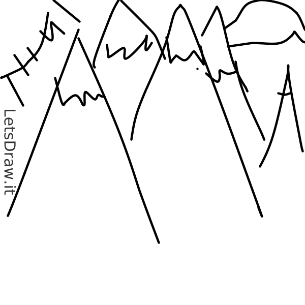 How to draw mountains / sw54aqj4.png / LetsDrawIt