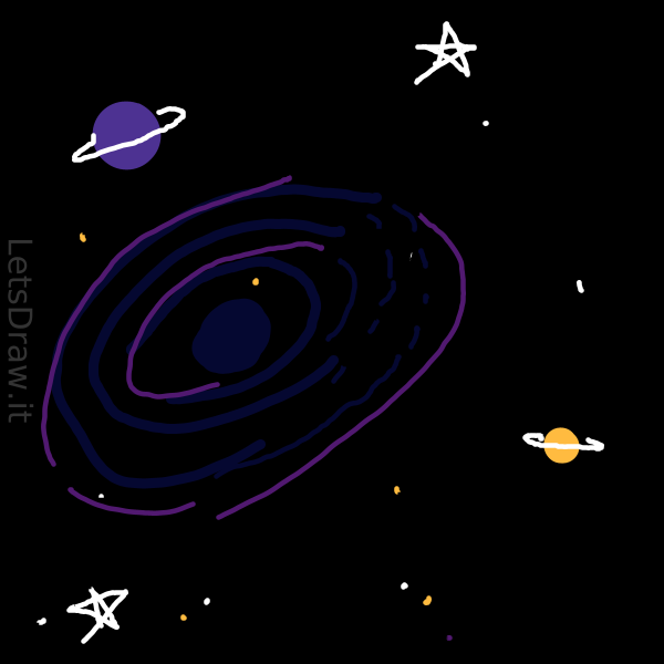 How to draw galaxy / swej85nk3.png / LetsDrawIt