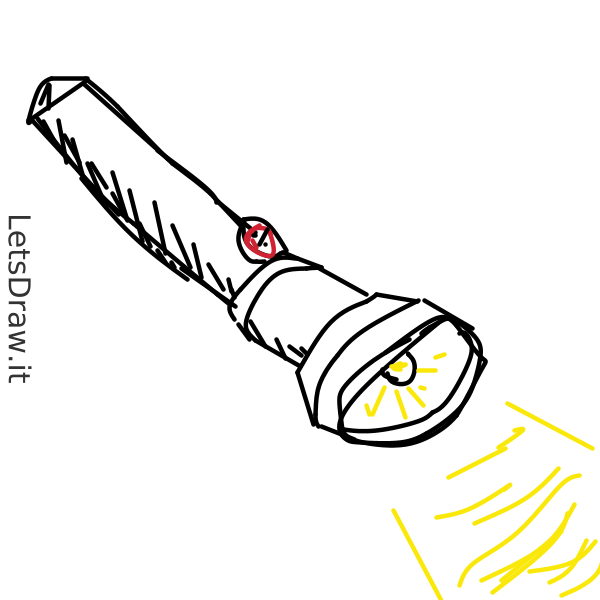 How to draw flashlight / swejnz7bi.png / LetsDrawIt