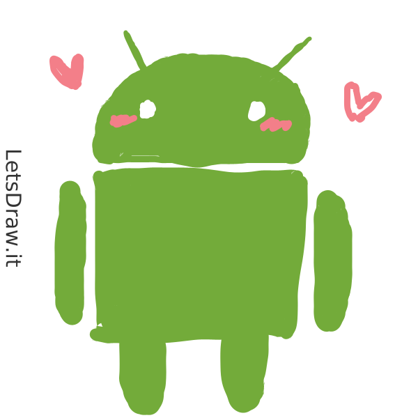 How to draw Android / swngo9o8d.png / LetsDrawIt