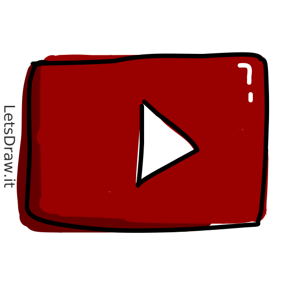 How to draw Youtube / sy8rfq4ox.png / LetsDrawIt