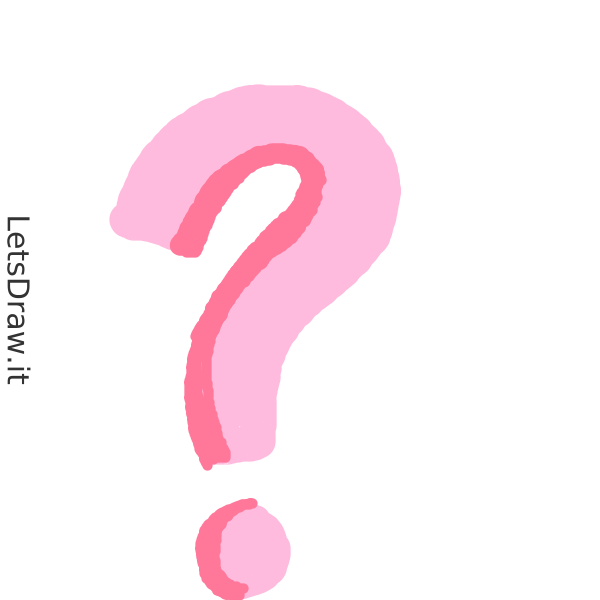 How to draw question mark / syudfcdmy.png / LetsDrawIt