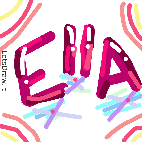 How to draw name / t5kokdnyf.png / LetsDrawIt